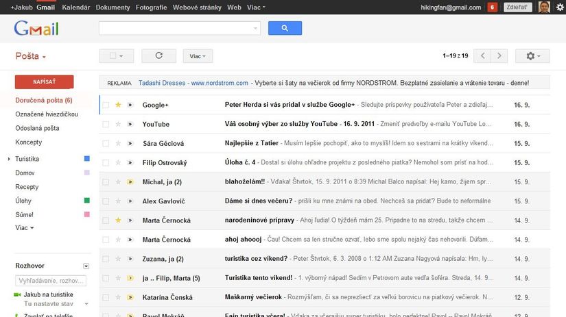 Gmail opäť mení svoju tvár - Komunikácia - Veda a technika - Pravda