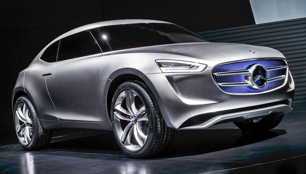 Mercedes G-Code: Malý crossover spaľuje vodík, elektrinu vyrába lak ...