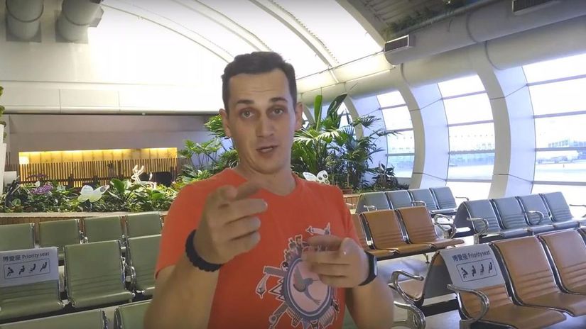 Aleš cestuje od rovníka za polárny kruh – Deň 1: Letisko Kao-siung ...