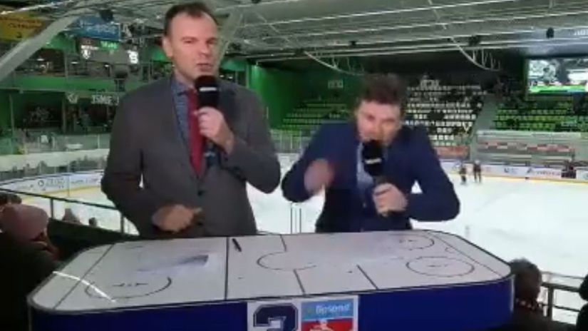 Puk do hlavy v priamom prenose. Český expert skončil v nemocnici ...