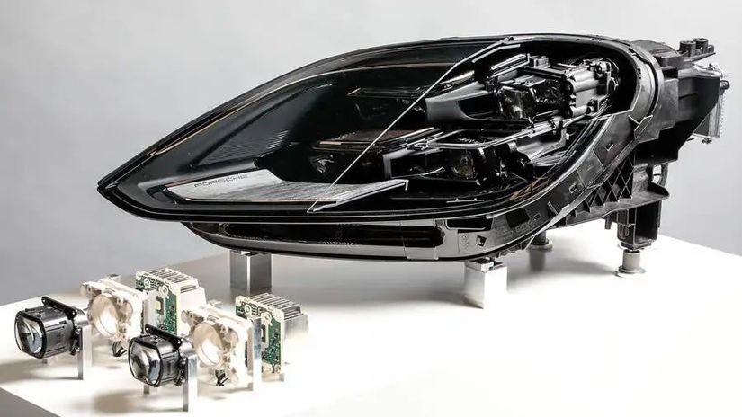 Porsche odhalilo nové svetlá HD Matrix LED. Majú výkon laserov ...