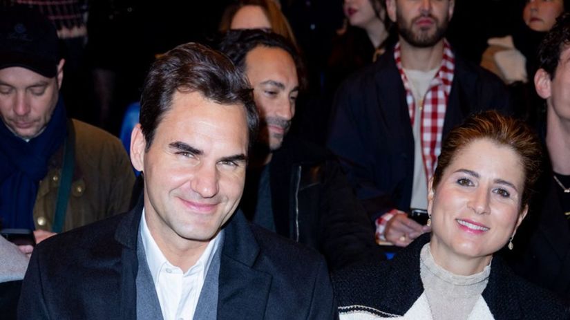 Sako za tisíce eur, diamanty na ušiach: Mirka Federer s Rogerom ...