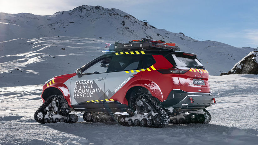 Nissan X-Trail Mountain Rescue: Tento koncept chce zachraňovať lyžiarov ...