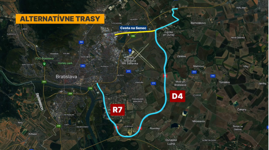 Prídu veľké obmedzenia na diaľnici D1 a najväčšej stavbe pri Bratislave ...