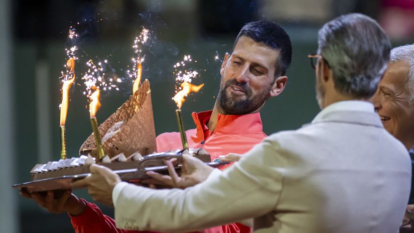Najprv odplata, potom torta! Djokovič si dal pekný darček k 38 ...