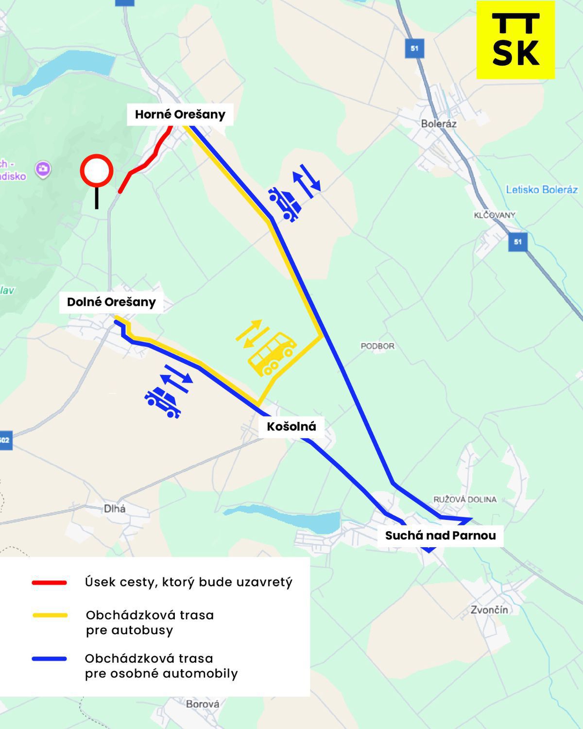 Cestu v Horných Orešanoch opravia za viac ako 3 milióny eur. Dopravu obmedzia na 4 mesiace ...