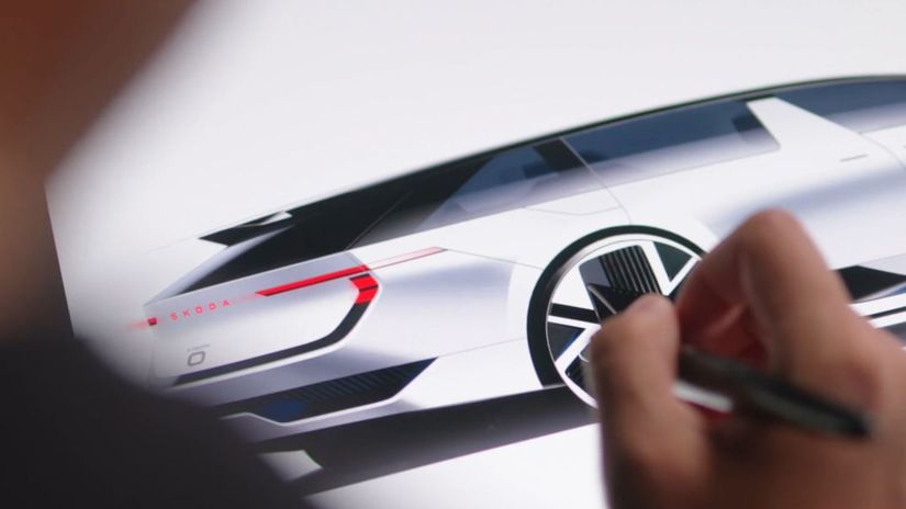 Škoda Vision O: Máme prvé skice ‘elektrickej Octavie‘. Dostala prvky z ...