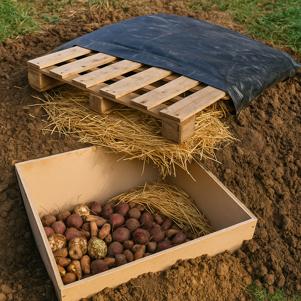 Nemáte pivnicu? Toto je lacný a overený spôsob, ako udržať zeleninu ...