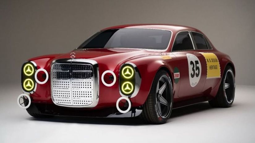 Mercedes-Benz Vision 300 SEL 6.3: "Vyhodený" šéfdizajnér nelení ...