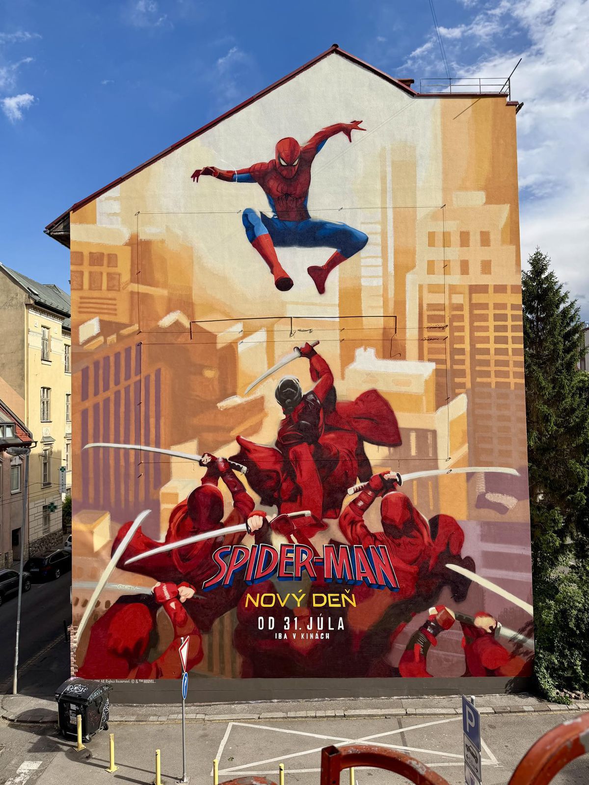 V Bratislave sa objavil Spider-Man - Film a televízia - Kultúra - Pravda